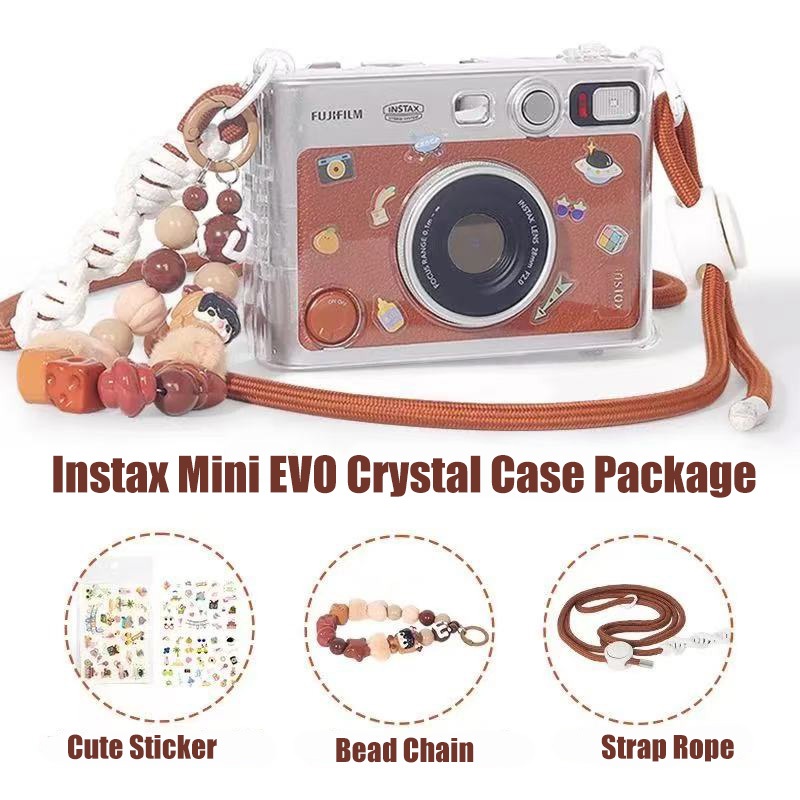 Capa Protetora Transparente Para Fujifilm Instax Mini Evo , Com ...