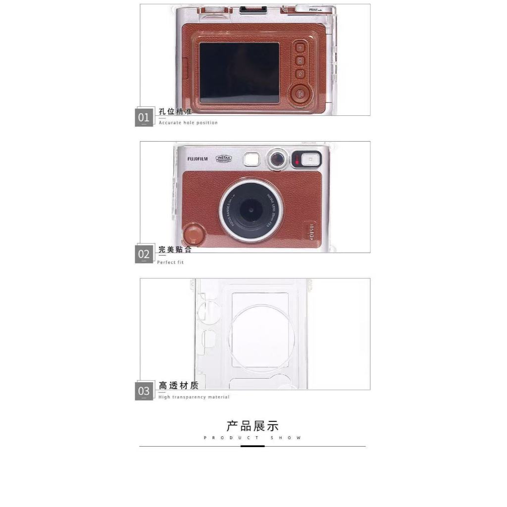 Capa Protetora Transparente Para Fujifilm Instax Mini Evo , Com ...