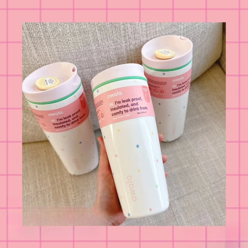 Copo Owala SmoothSip Slider De 20 Onças Com Caneca Isolada Interna De ...