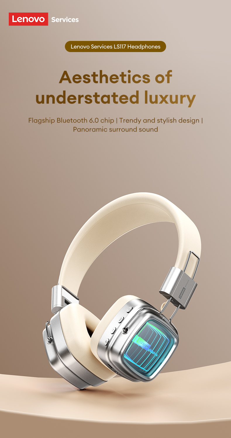 Lenovo LS117 Fones De Ouvido Bluetooth Alta Fidelidade Qualidade Som ...