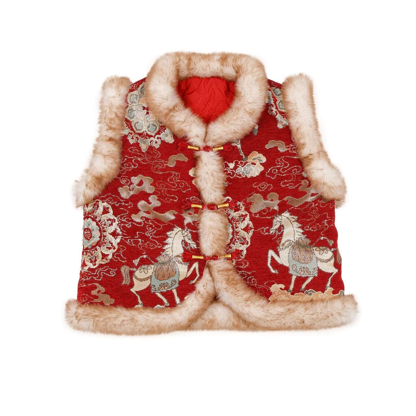 Crianças Tang terno roupas de ano novo chinês inverno algodão festivo ...