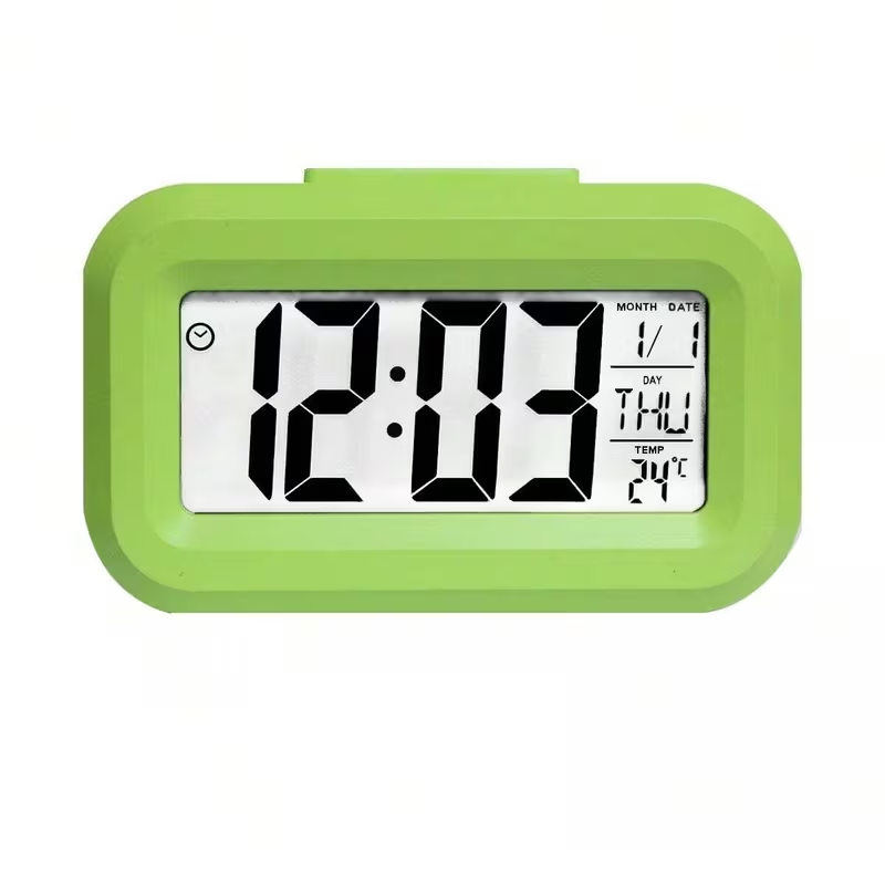 Relógio Despertador Digital LED com Função Soneca e Luz de Fundo - Tela ...