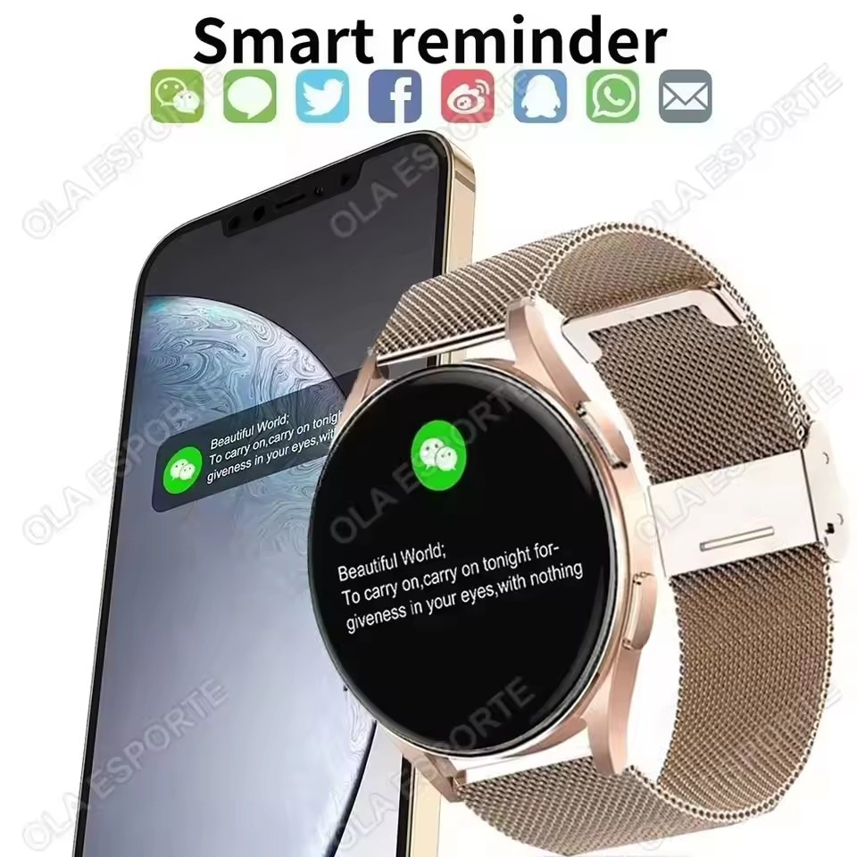 Novo Relógio Inteligente Bluetooth Feminino com Chamada, Monitor de ...