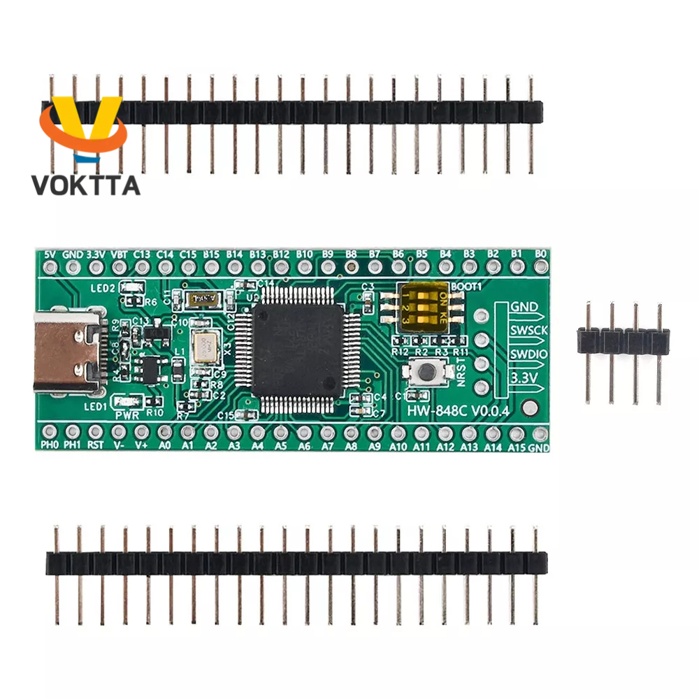 VOKTTA STM32F401 Conselho De Desenvolvimento STM32F401CCU6 STM32F4 Aprendizagem Para Arduino ...