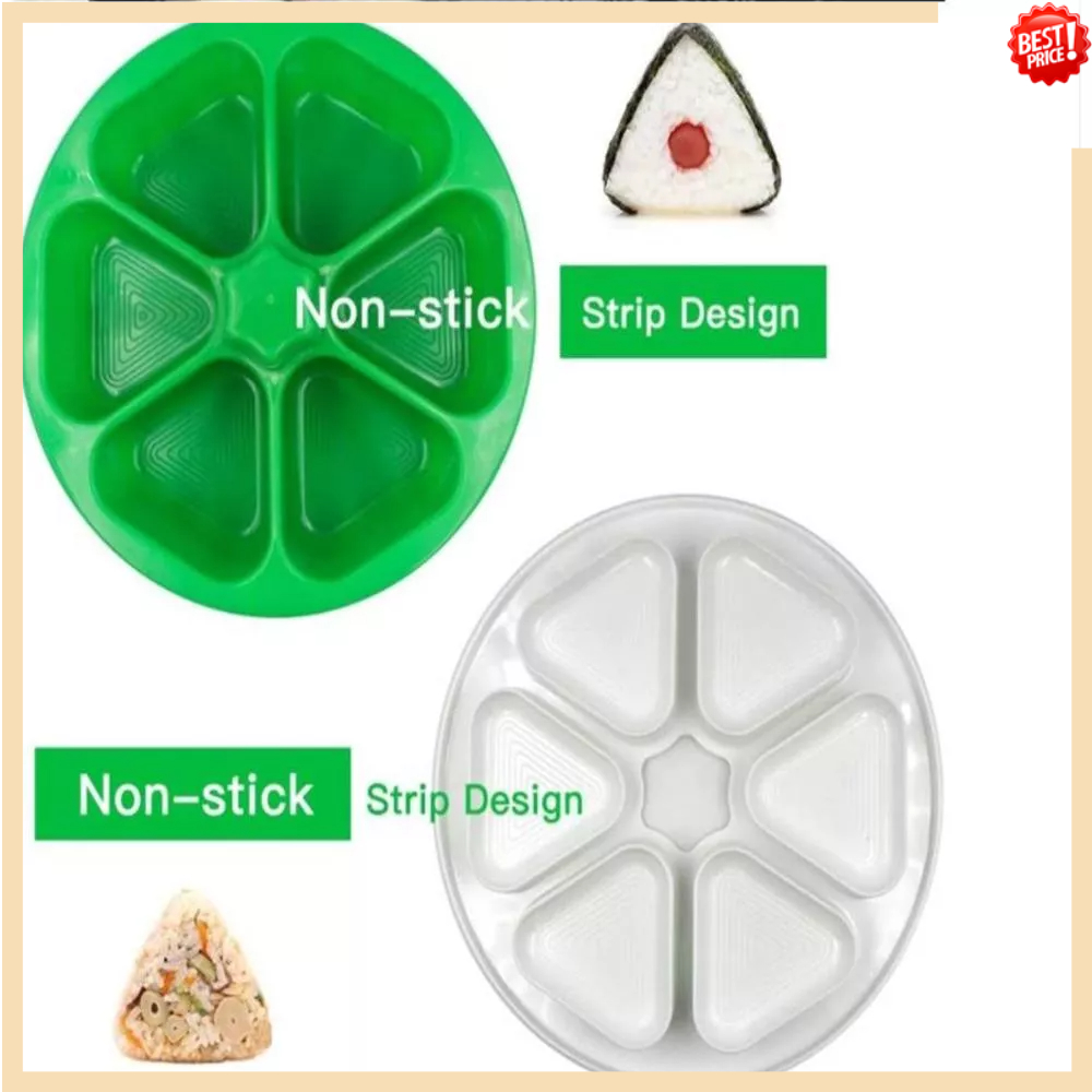 Molde De Sushi Onigiri Prensa De Bolas De Arroz Triangular Kit Para ...