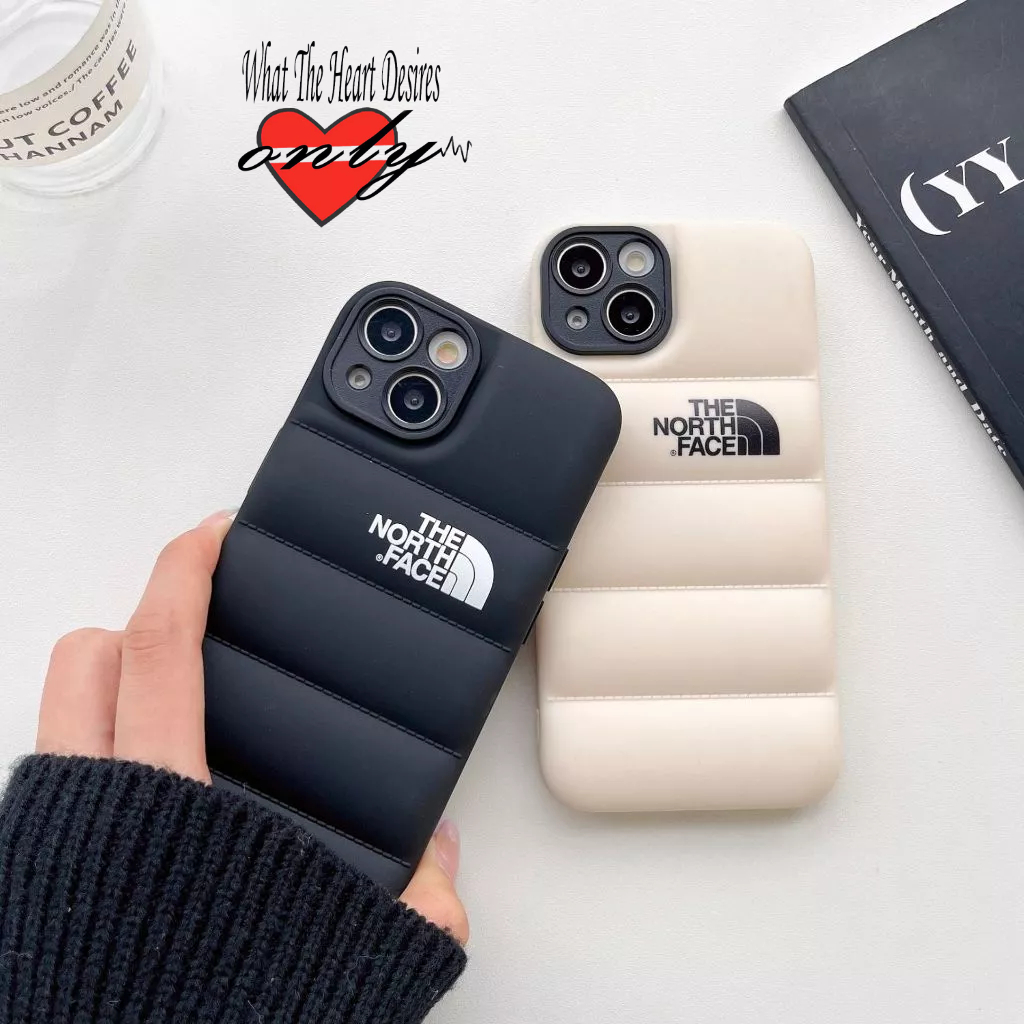North Face 3D Capa Macia Anti-Impacto Marca De Luxo Para iPhone 14 12 13 11 Pro MAX X XS XR 7 ...