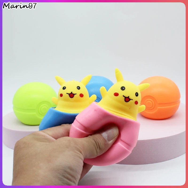 Pokemon Pikachu brinquedo anti stress ball/anti estresse brinquedo de ...