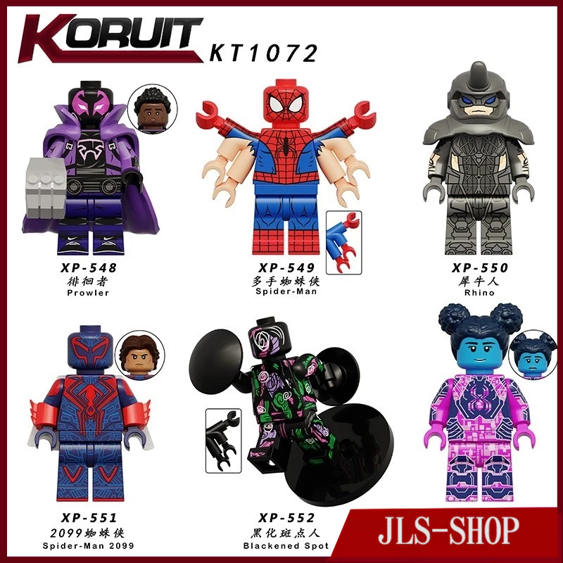 Prowler Homem-Aranha 2099 Rinoceronte Minifiguras De Construção De ...