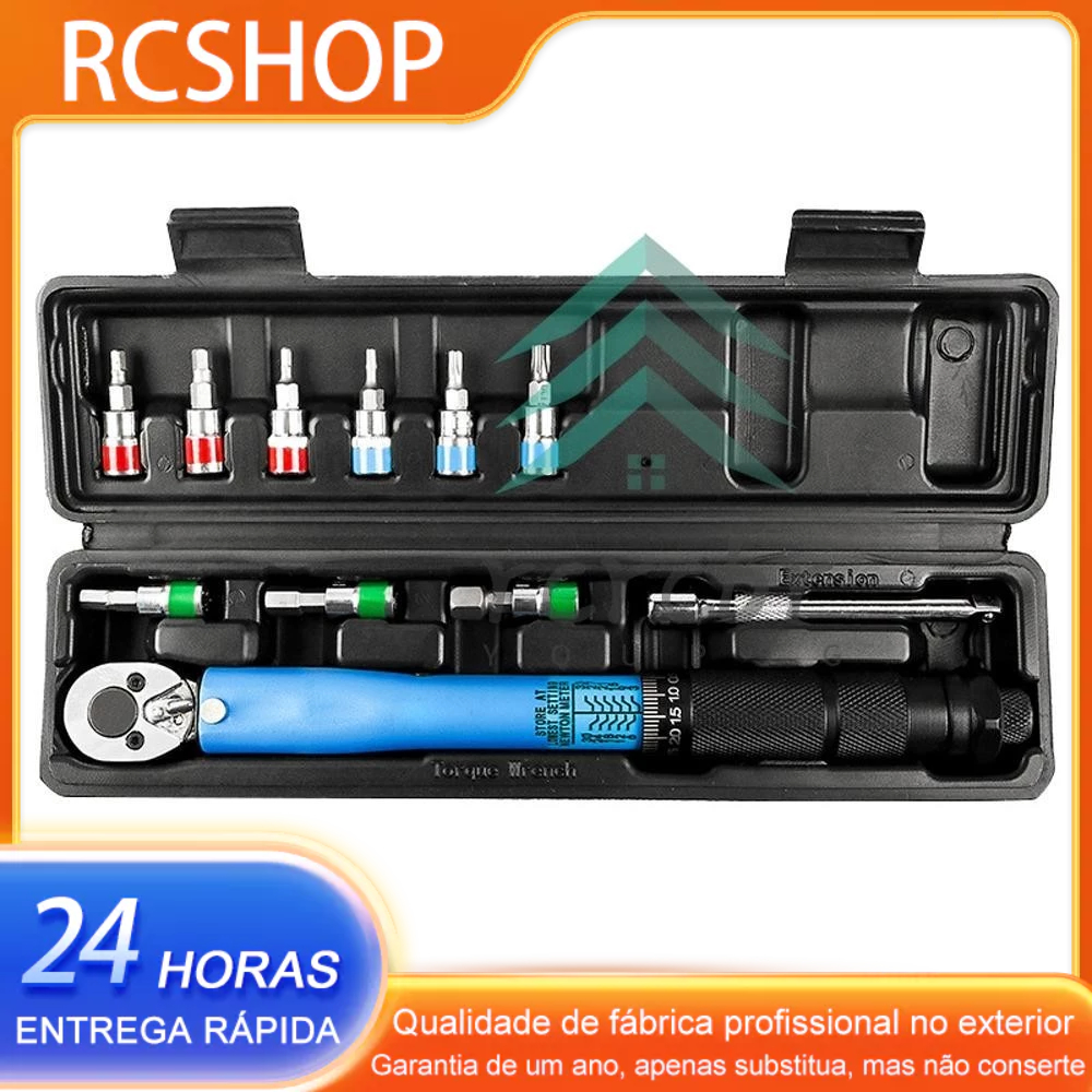 Jogo De Chaves De Torque Ajustáveis Acionamento De 1/4 Polegada 3-33N.m Ferramenta Manual ...