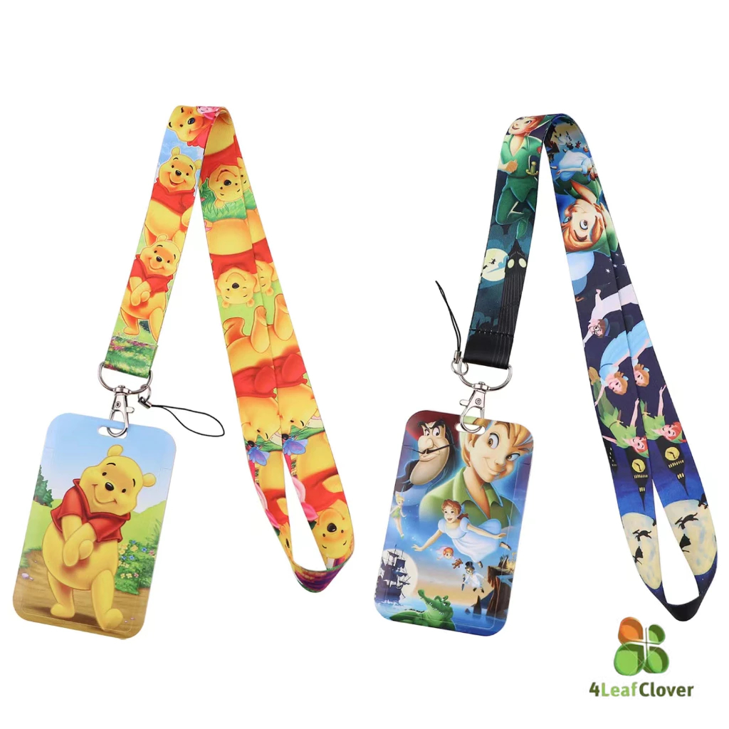 Novo Cartão de Trabalho Combinado de Cartoon Lanyard Anime Student ...