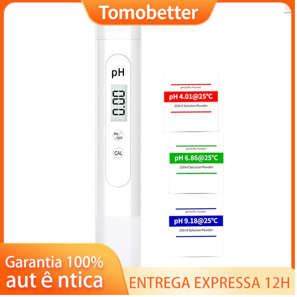 Medidor De PH Acidímetro Testador Display LCD Acidez Digital ...