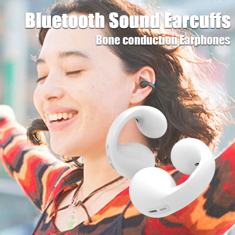 Fone De Ouvido Bluetooth De Condução Bone Sem Fio Com Clipe Para Orelha ...