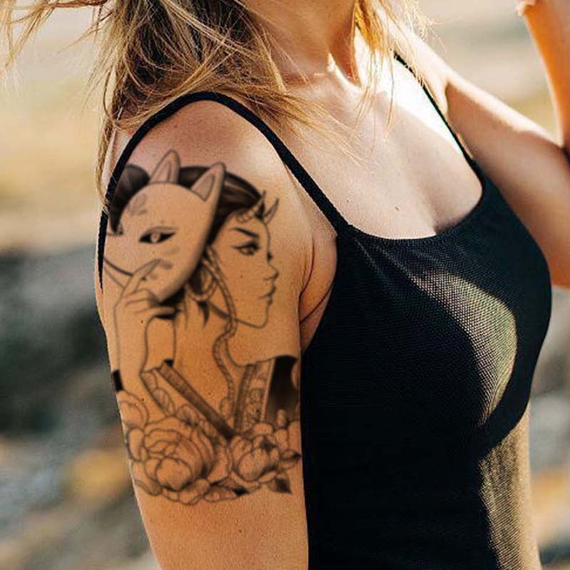 Adesivo De Tatuagem De 15 Dias De Longa Duração à Prova Dágua Tatuagem