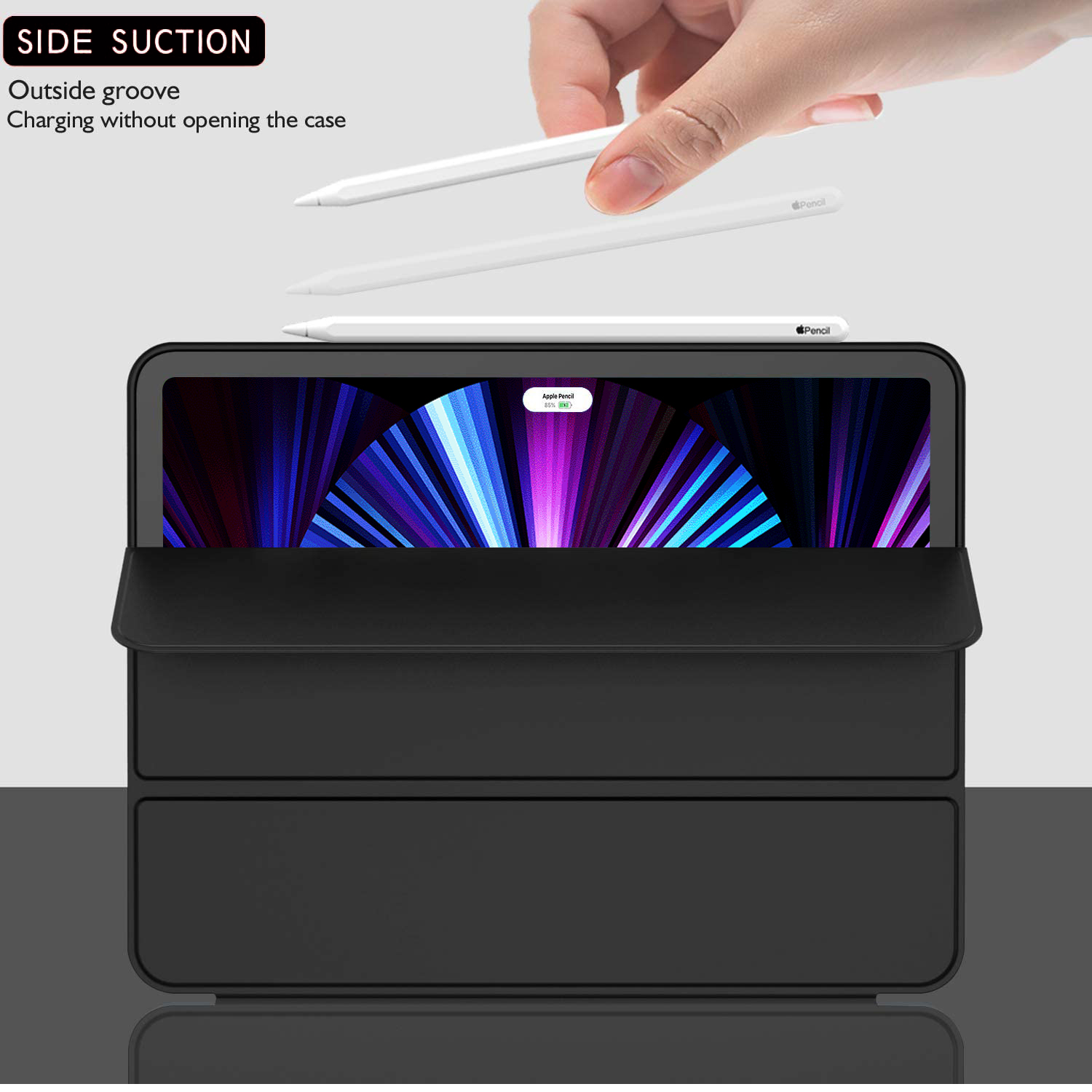 Capa Protetora com Ranhura para Caneta para Ipad Pro 11 Polegadas Air 4 ...