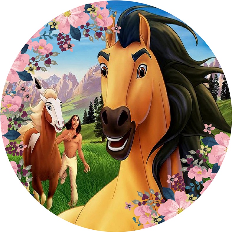 Painel Redondo Tecido Sublimado com/elástico Spirit 03 | Shopee Brasil