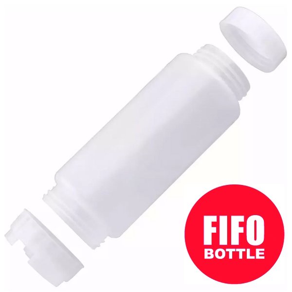 Bisnaga 590 ml (20 Oz) FIFO Bottle Canadá Original Bico NSF Com Válvula ...