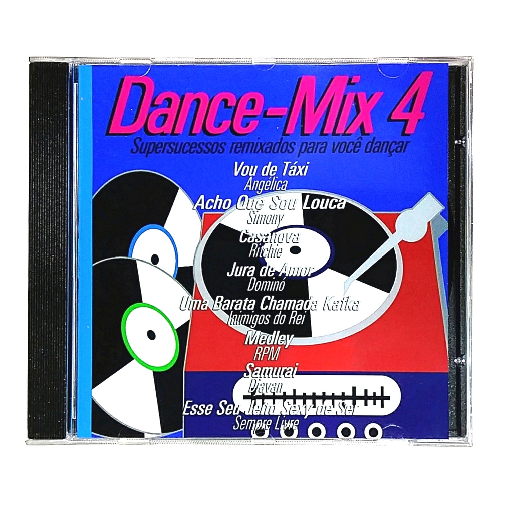 Cd Dance-mix Vol. 4 (1989) - REMASTERIZADO TRILHAS & AFINS | Shopee Brasil