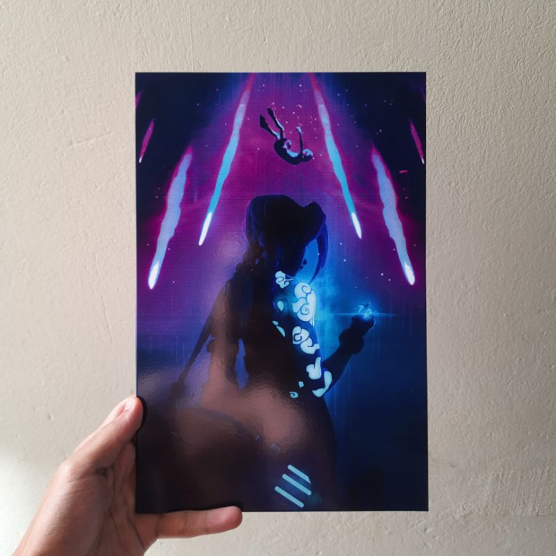 Quadro ARCANE x League Of Legends | JINX | Quadros Decorativos em MDF ...