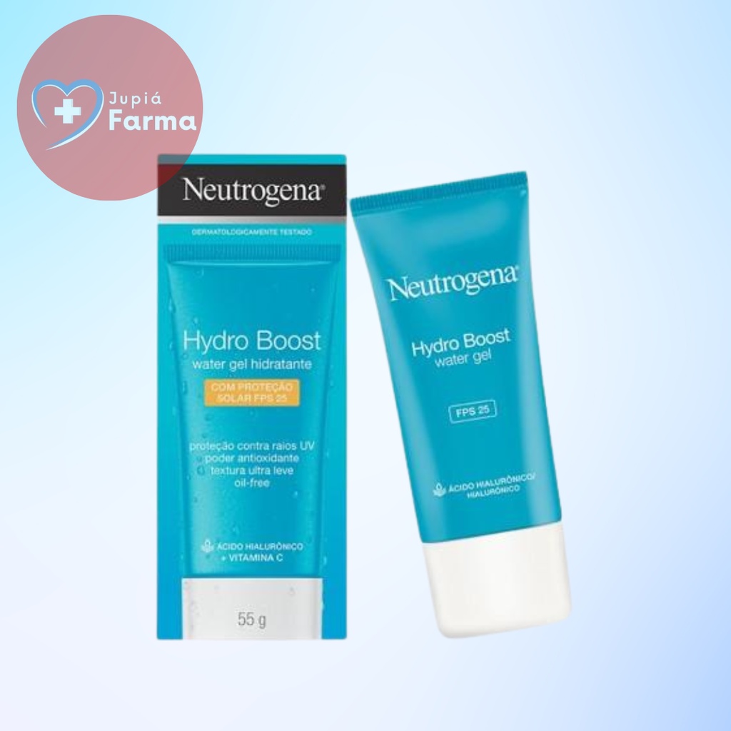Hidratante Facial Neutrogena Hydro Boost Water Gel FPS 25 - 55g | Shopee Brasil