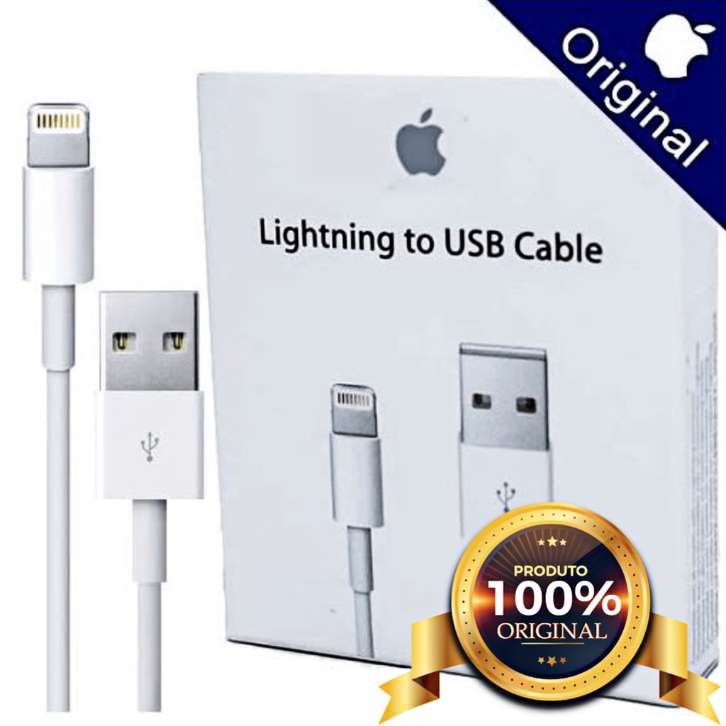 Cabo iPhone Lightning Usb Original Apple 1 metro - Envio Rápido ...