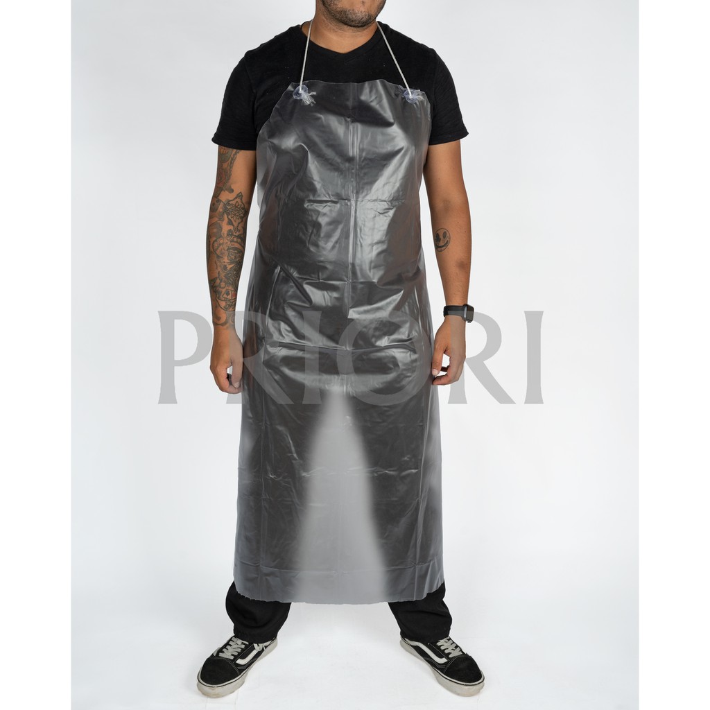 20 avental PVC vinil impermeável transparente 1,20X0,70 - certificado ...