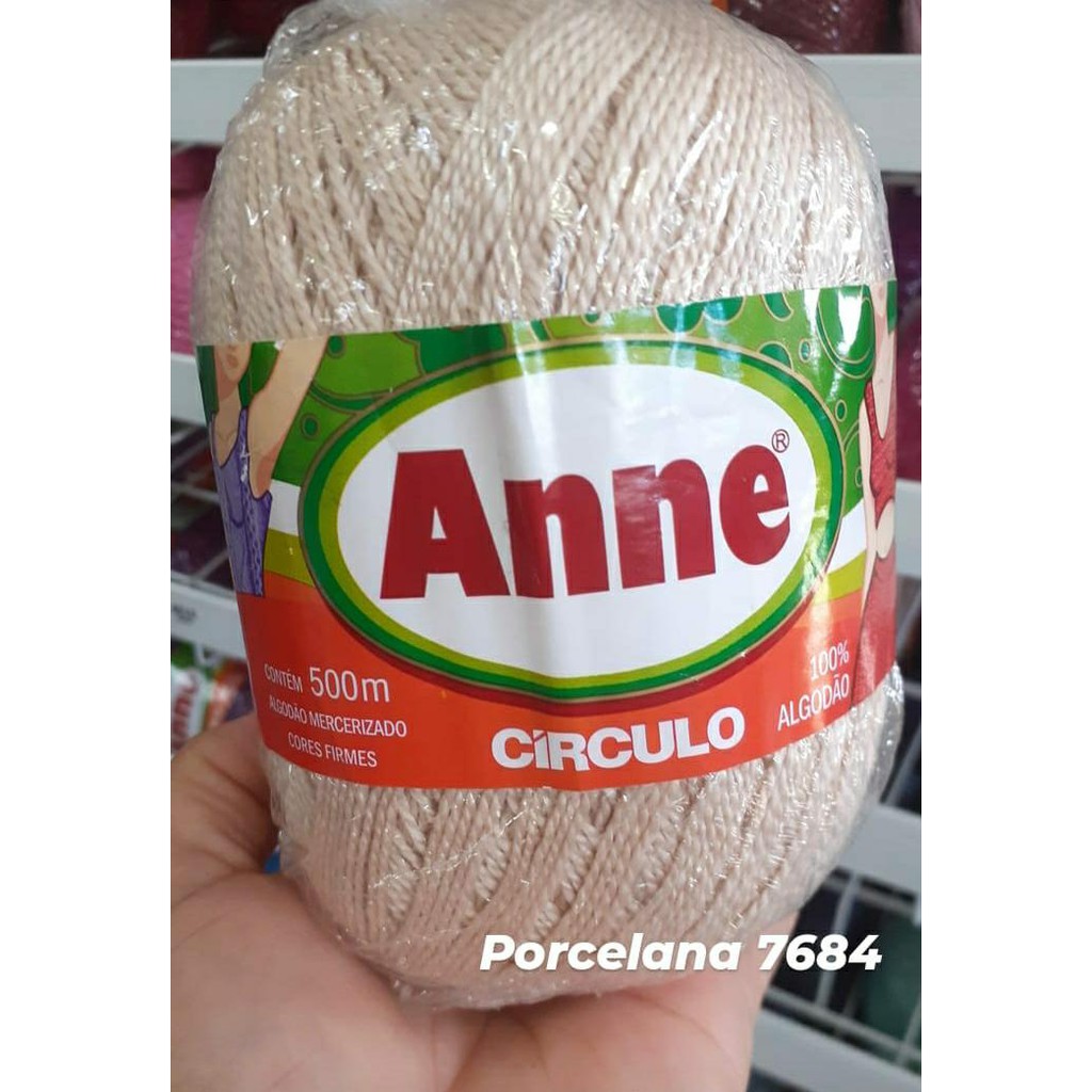 LINHA ANNE CIRCULO DIVERSAS CORES/ 500 METROS | Shopee Brasil