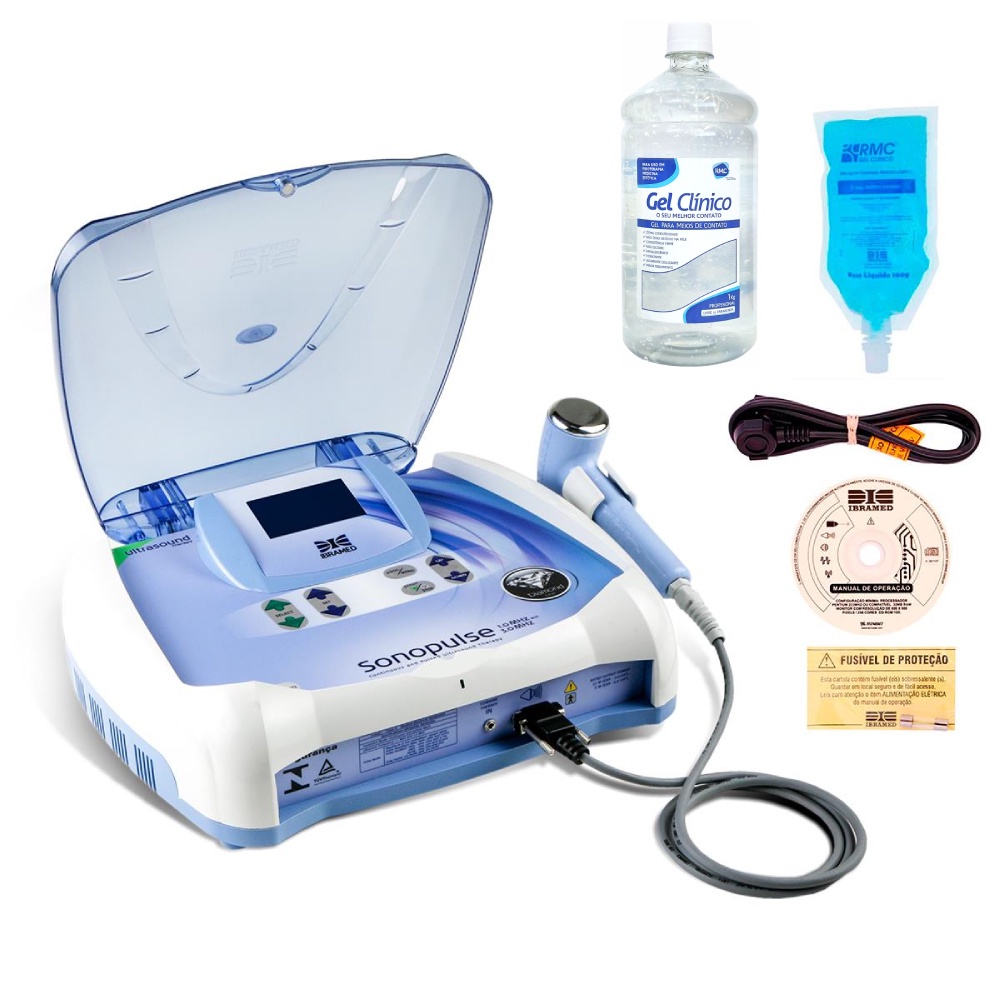 Aparelho Ultrassom 1 E 3 Mhz Estetica Fisioterapia Sonopulse Ibramed