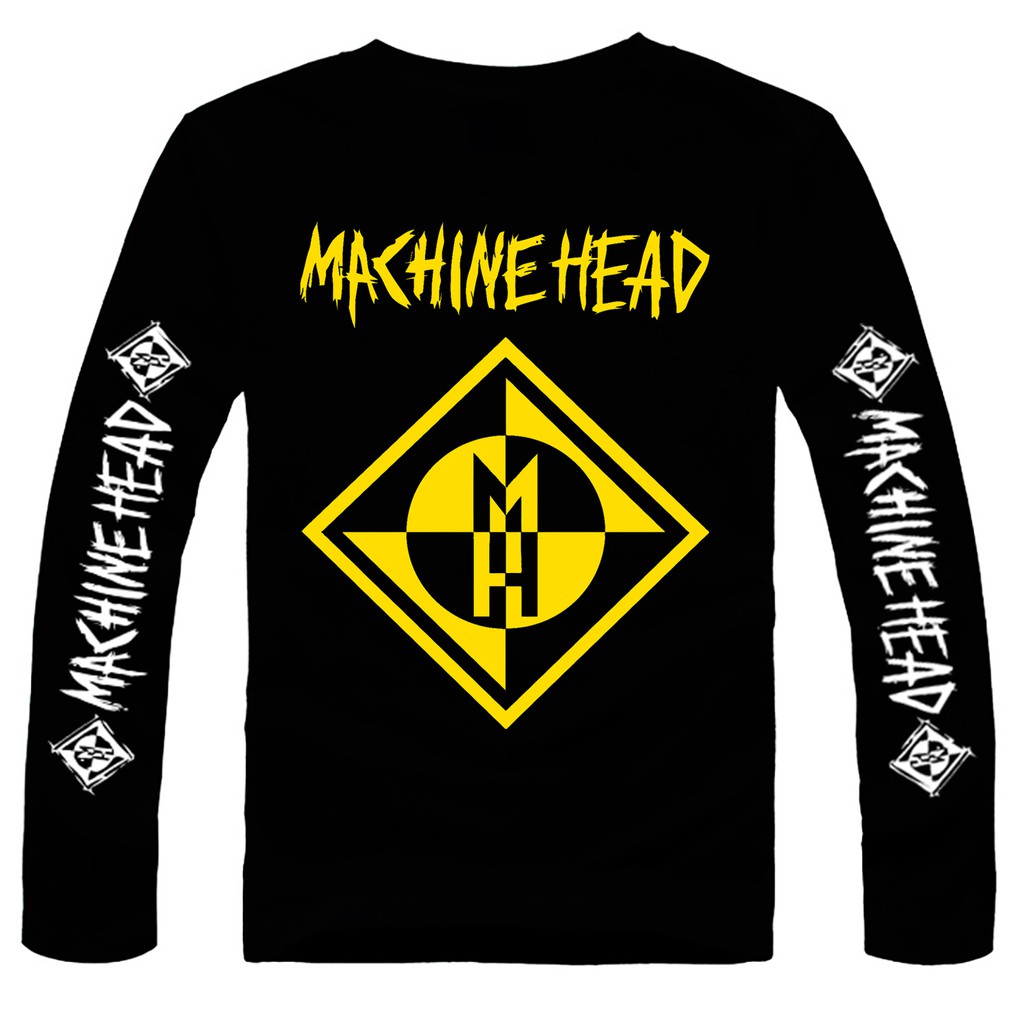 Camiseta Machine Head Logo Manga Longa. Banda Heavy Metal | Shopee Brasil