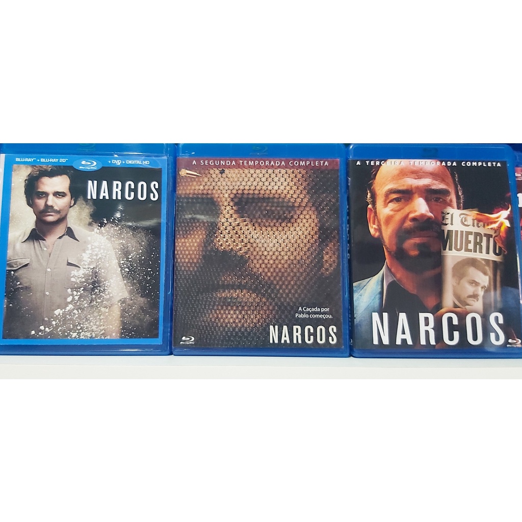 Blu- ray Série Narcos 1º,2º e 3º Temporada Completa Dublado e Legendado ...