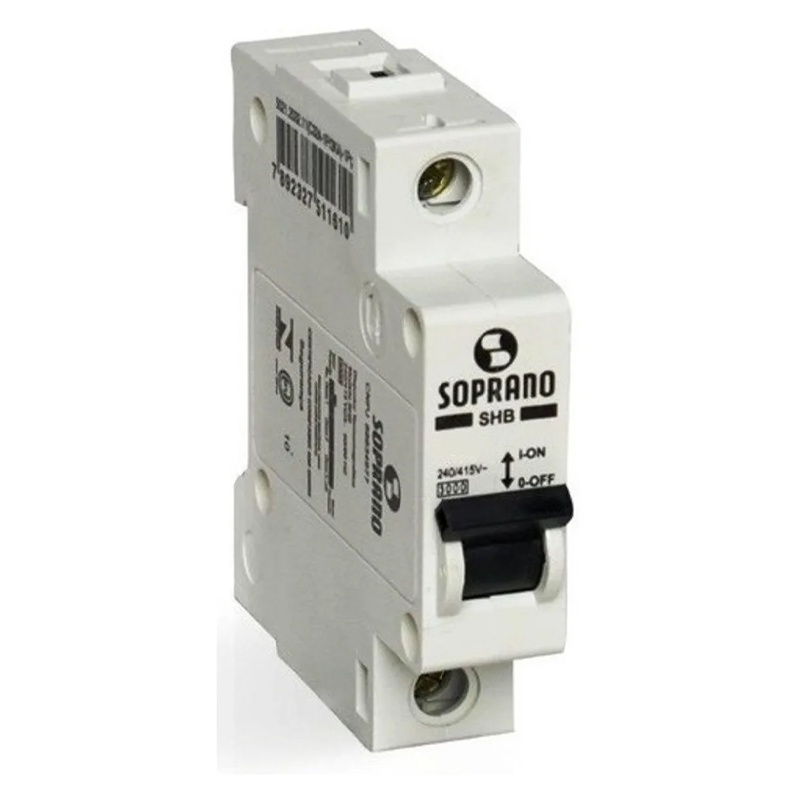 Disjuntor Unipolar Din 20a Sd61 c Soprano Steck | Shopee Brasil