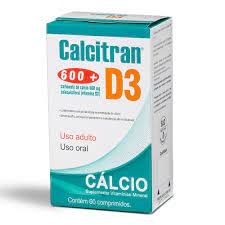 Calcitran D3 600Mg Com 60 Comprimido | Shopee Brasil