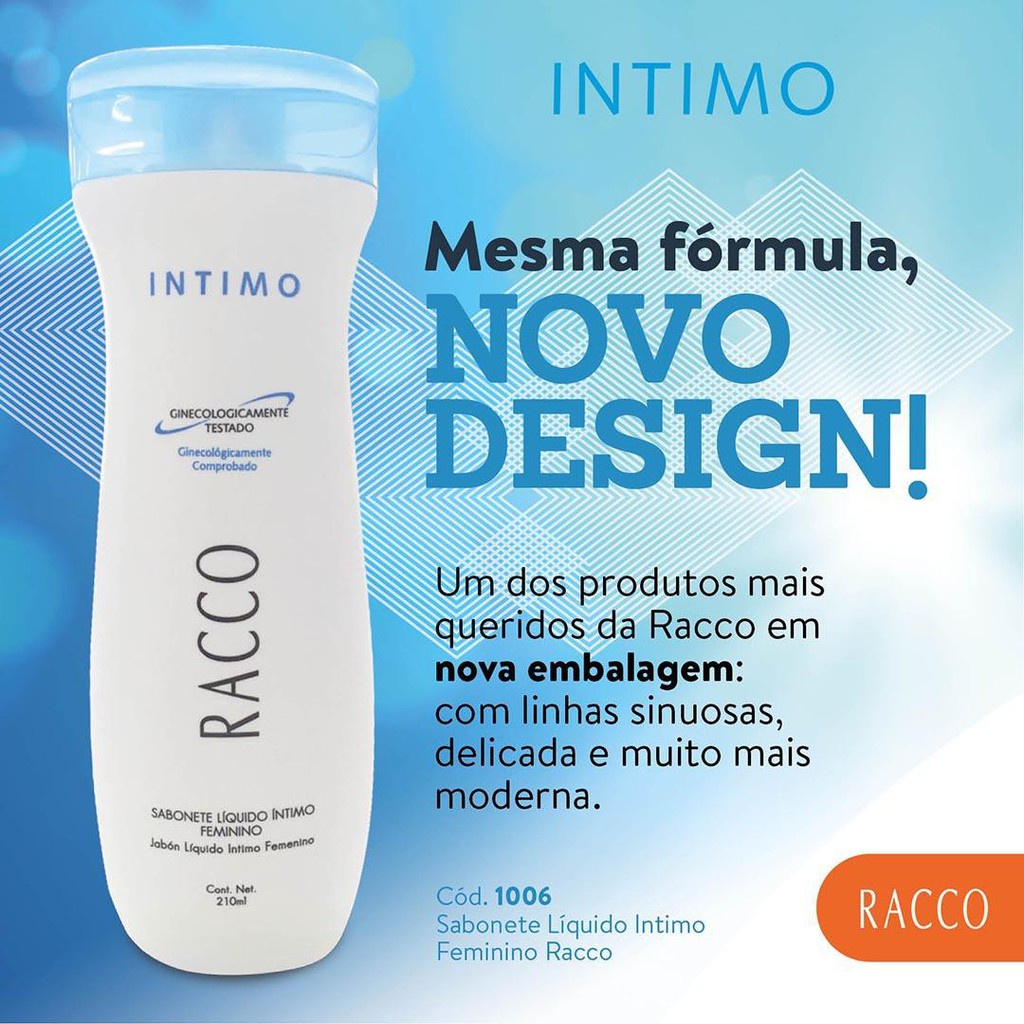 Sabonete Íntimo Líquido Racco | Shopee Brasil
