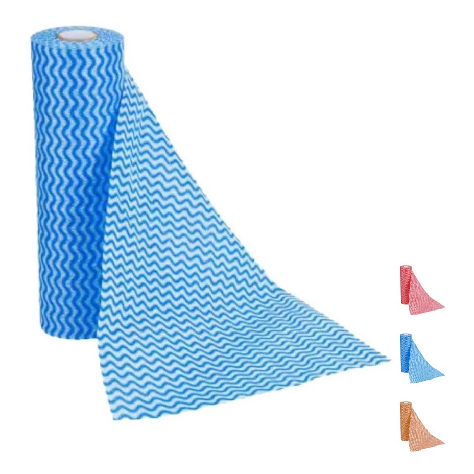 Pano De Limpeza Multiuso Rolo Bobina Descartavel 50 Unidades | Shopee ...