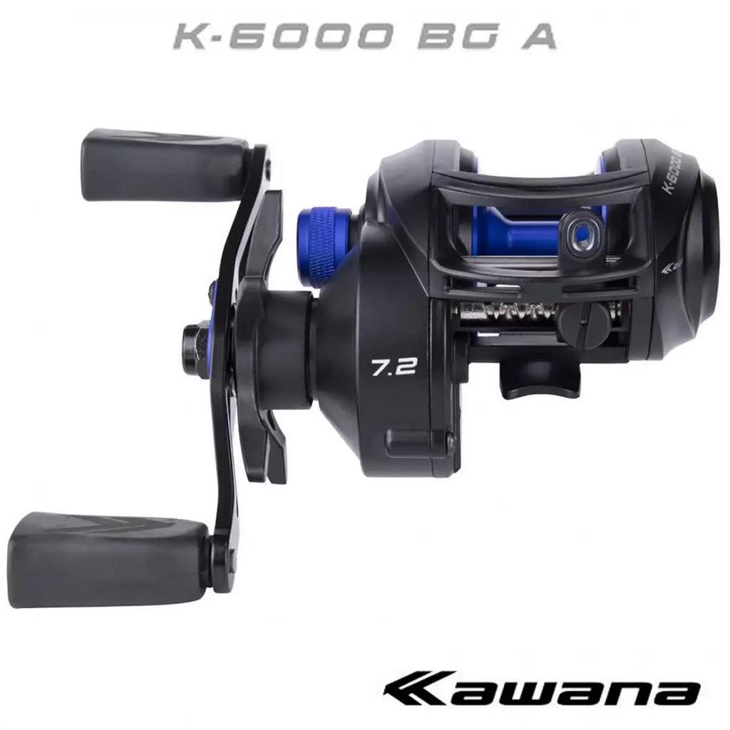 Carretilha Kawana K-6000 BG Maruri 6 Rol Drag 6,8kg - Azul/Preto | Shopee Brasil