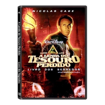DVD A LENDA DO TESOURO PERDIDO- LIVRO DOS SEGREDOS | Shopee Brasil