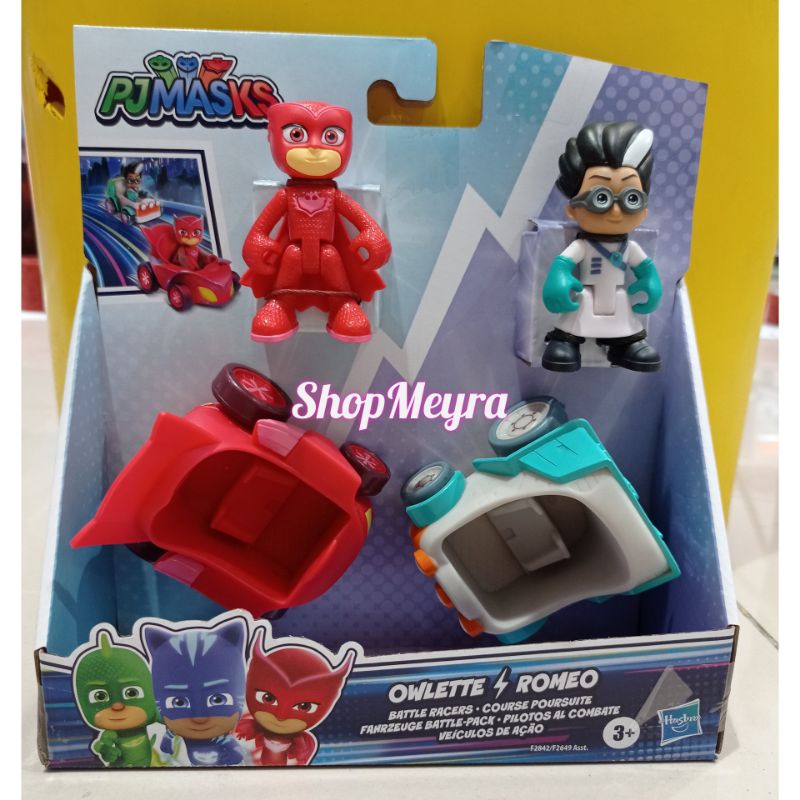 Pj Masks Owlette VS Romeo Battle Racers | Shopee Brasil