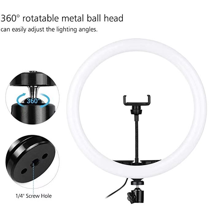 Ring Light Iluminador 8 Polegadas Com Tripé De 2.10 Metro MARISA | Shopee Brasil
