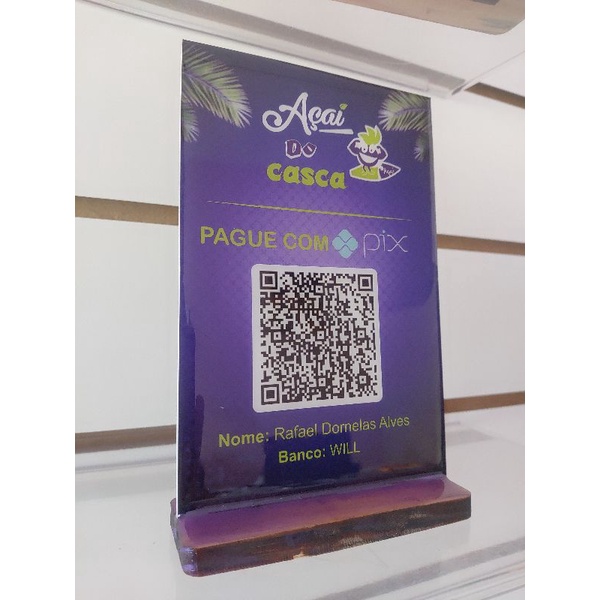 Placa Acrílico com QR Code | Shopee Brasil