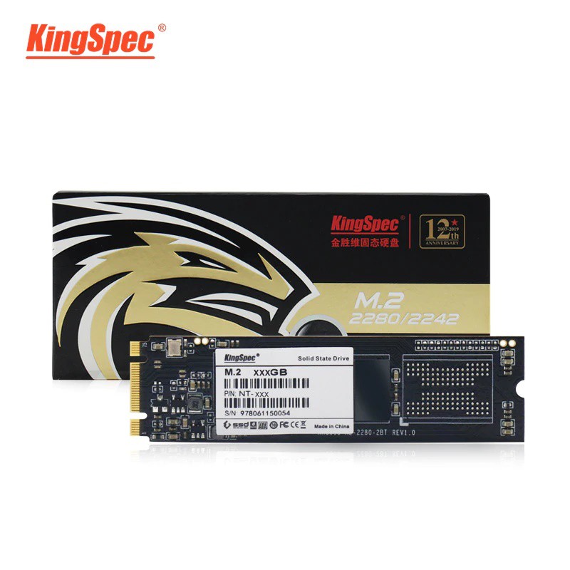 Ssd M2 Sata Kingspec 128 GB, 256 GB, 512 GB, 1 TB, 2280, até 550mb/s, para Computador e Notebook ...