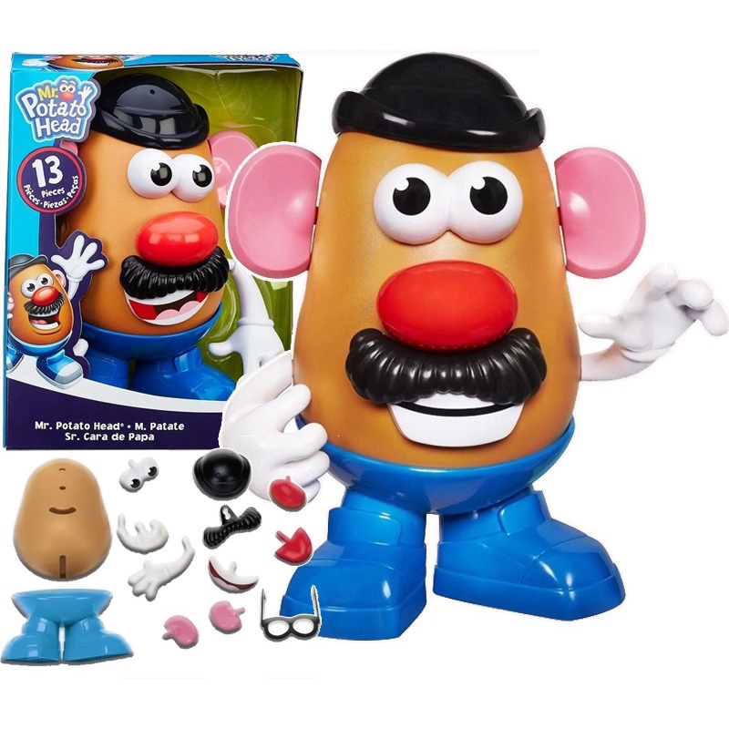 BRINQUEDO MR. POTATO HEAD SENHOR CABEÇA DE BATATA COM 13 PEÇAS ORIGINAL ...