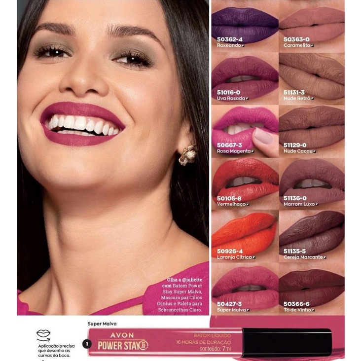 Batom Líquido Power Stay,7ml | Shopee Brasil