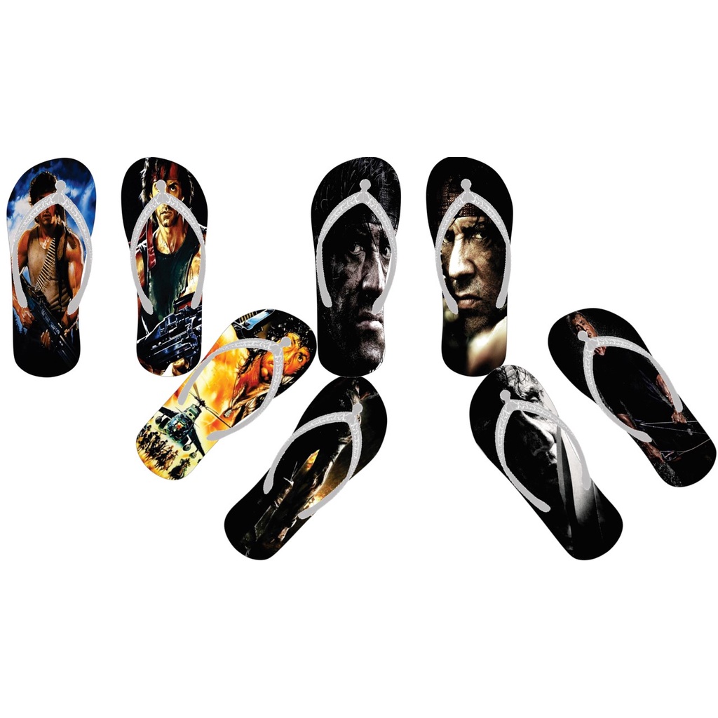 Chinelo Sandalia John Rambo Sylvester Stallone | Shopee Brasil