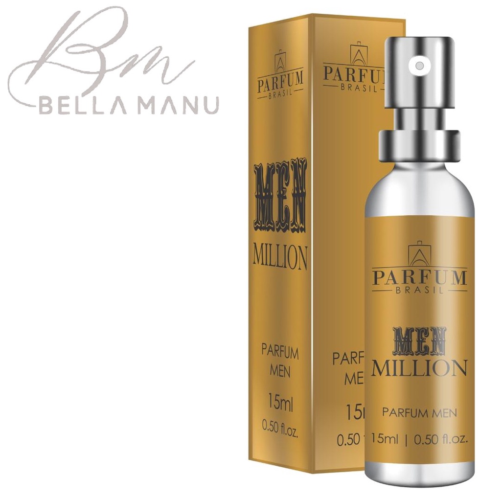 PERFUME MEN MILLION 15ml - PARFUM BRASIL | Shopee Brasil