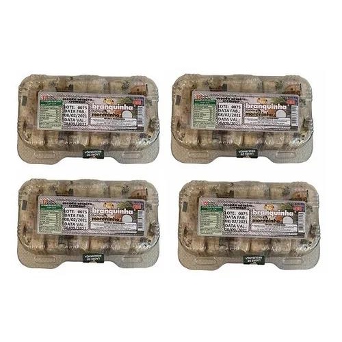 Kit 4 Caixas Cocada Caseira Moreninha Total De 1 6kg 48 Unidades