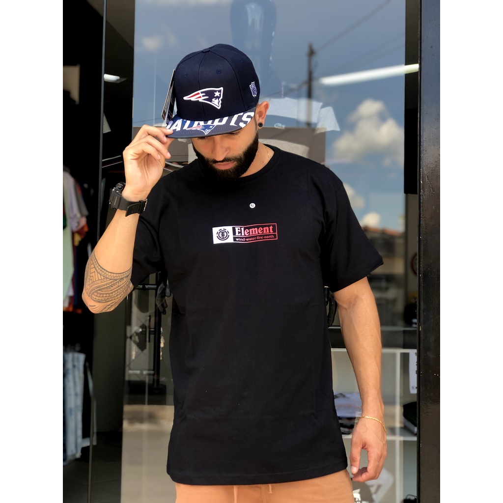 Camiseta Element 100% Algodão - Tamanho G | Shopee Brasil