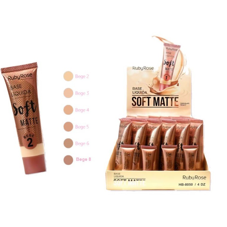 Base Líquida Soft Matte - Ruby Rose 100%Original | Shopee Brasil