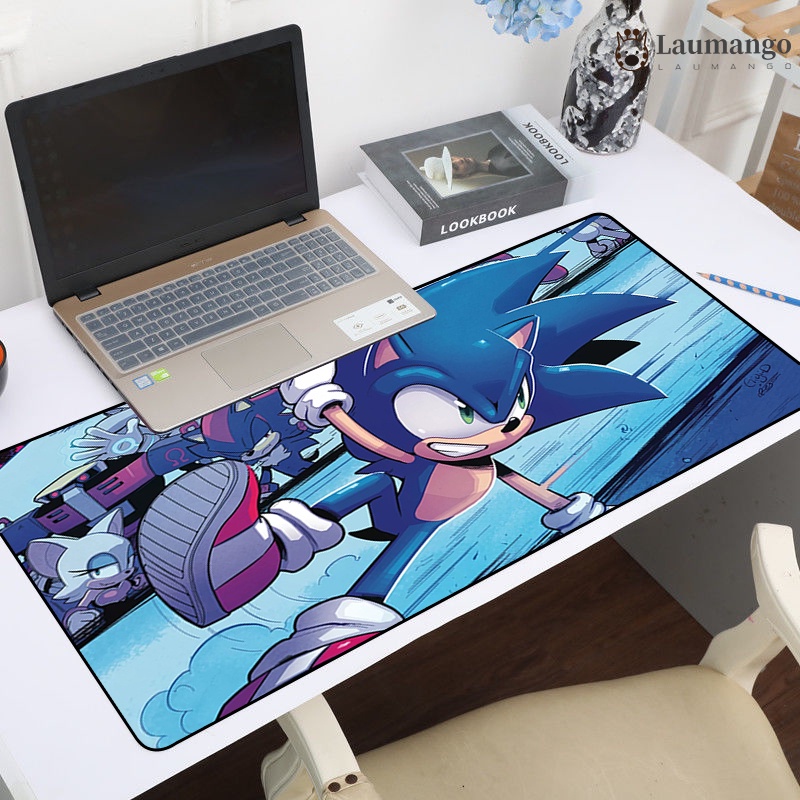 Tapete De Rato Para Jogos Mousepad Kawaii Sonic Computer Carpet Gamer ...