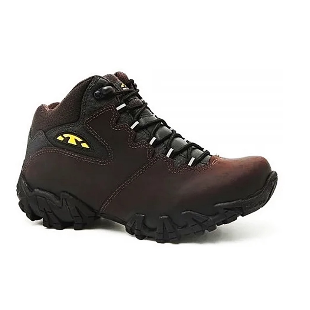Bota Coturno Bruce Bull Terrier Burnet Couro Legitimo Masc. | Shopee Brasil