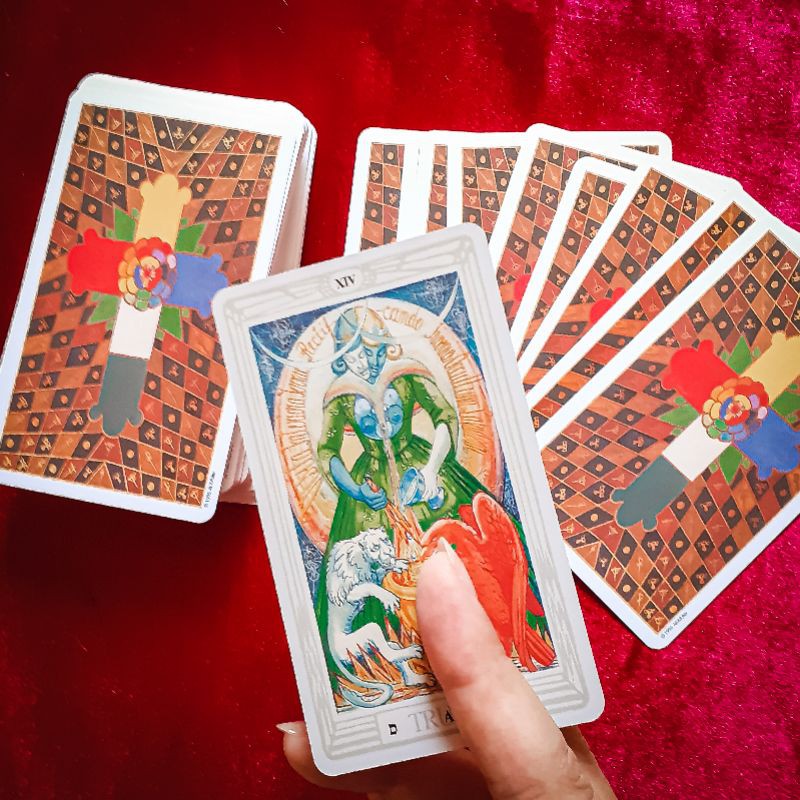 Tarot de Thoth, Aleister Crowley, Tarô Nova era, DECK novo Aeon, deck ...