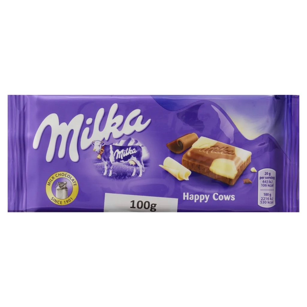 Chocolate Milka Mix Happy Cows 100g | Shopee Brasil
